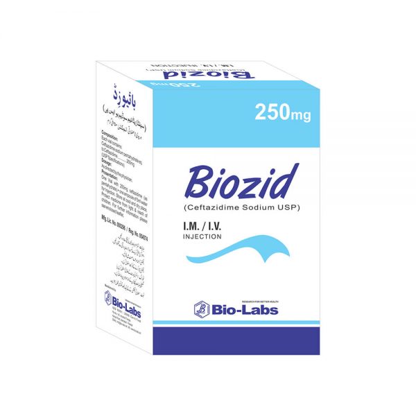 Buy Biozid Injection 250Mg Online - Online Pharmacy